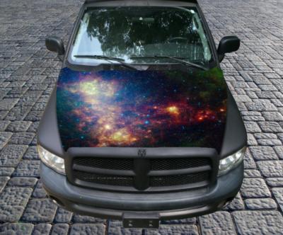 Deep Space Galaxy NASA Picture Vinyl Graphic Decal Hood Wrap For Truck ...