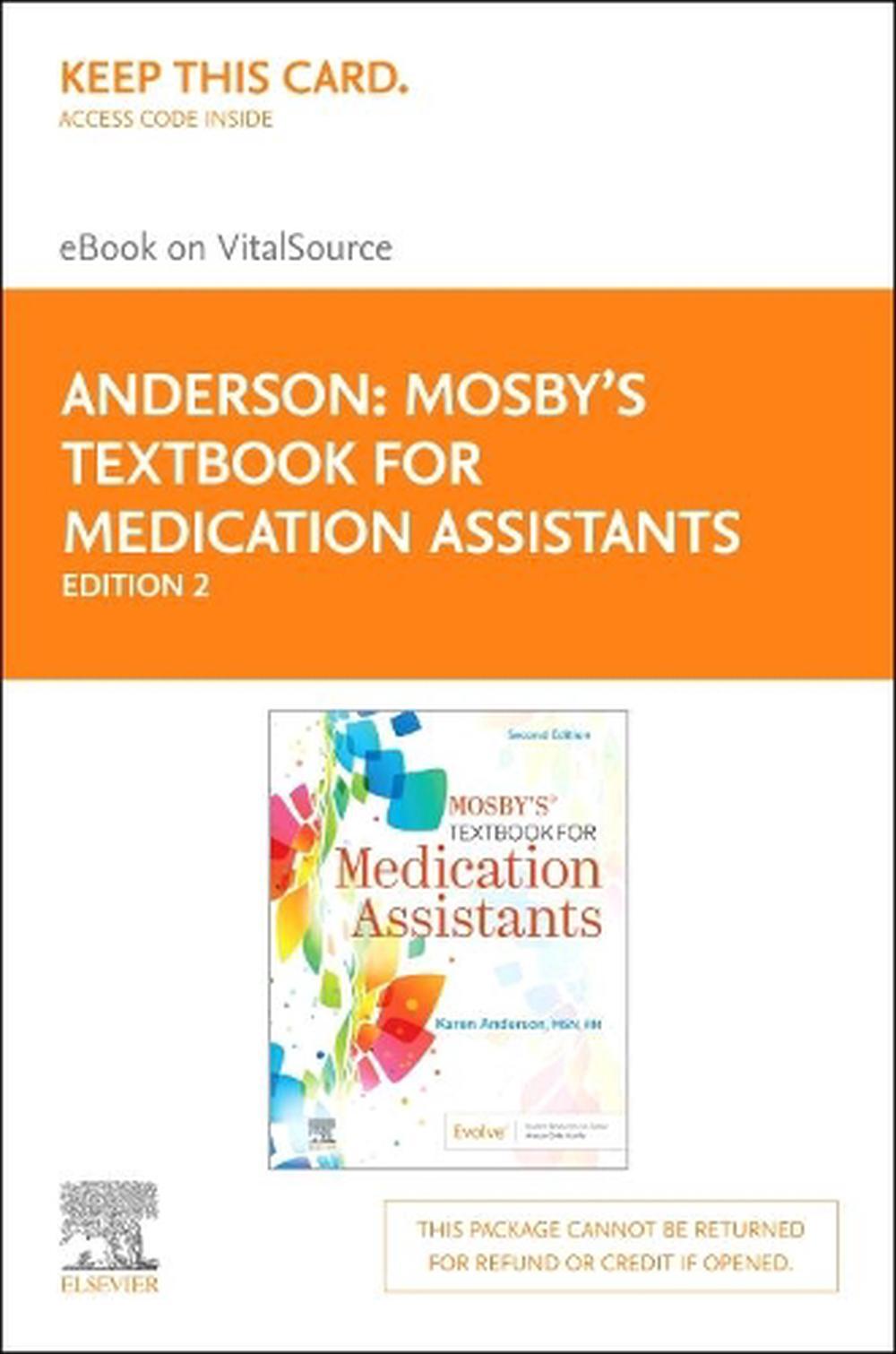 Mosby's Textbook for Medication Assistants Elsevier EBook on ...