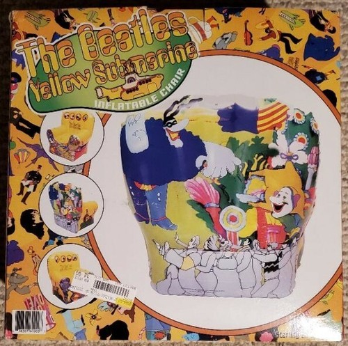 THE BEATLES YELLOW SUBMARINE INFLATABLE CHAIR (ADULT) 1999 NEW | eBay