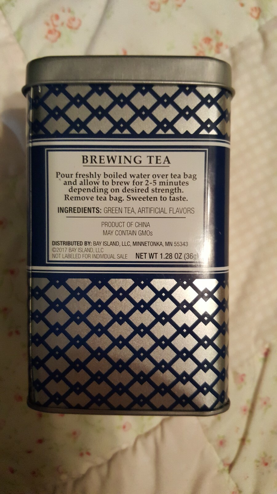 Browne & Ashley Gourmet Georgia Peach ***Empty Tin*** Tea Bag Holder | eBay