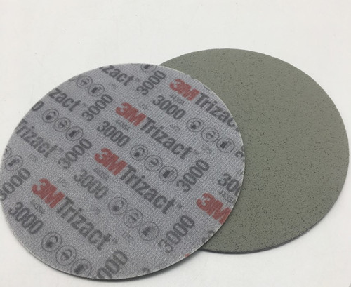 For 3M 02087 Trizact Hookit 3 Inch P3000 Grit Foam Disc Automotive 15 ...