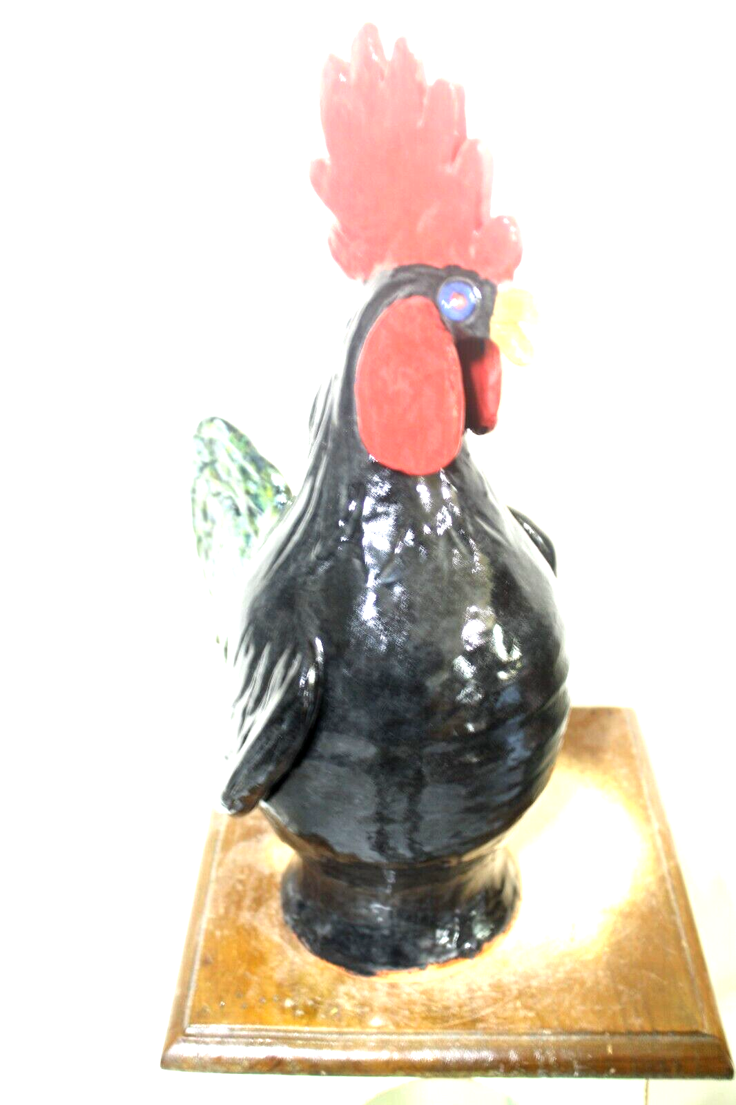 brian wilson ( XTRA LARGE rooster ), pottery, folk art 16 '' tall x 8 ...