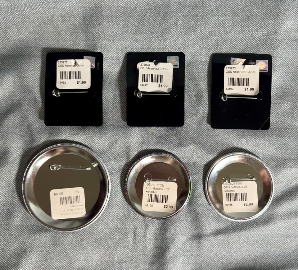 OSU Pin Buttons lot of 5 Ohio State Buckeyes Pin Buttons | eBay