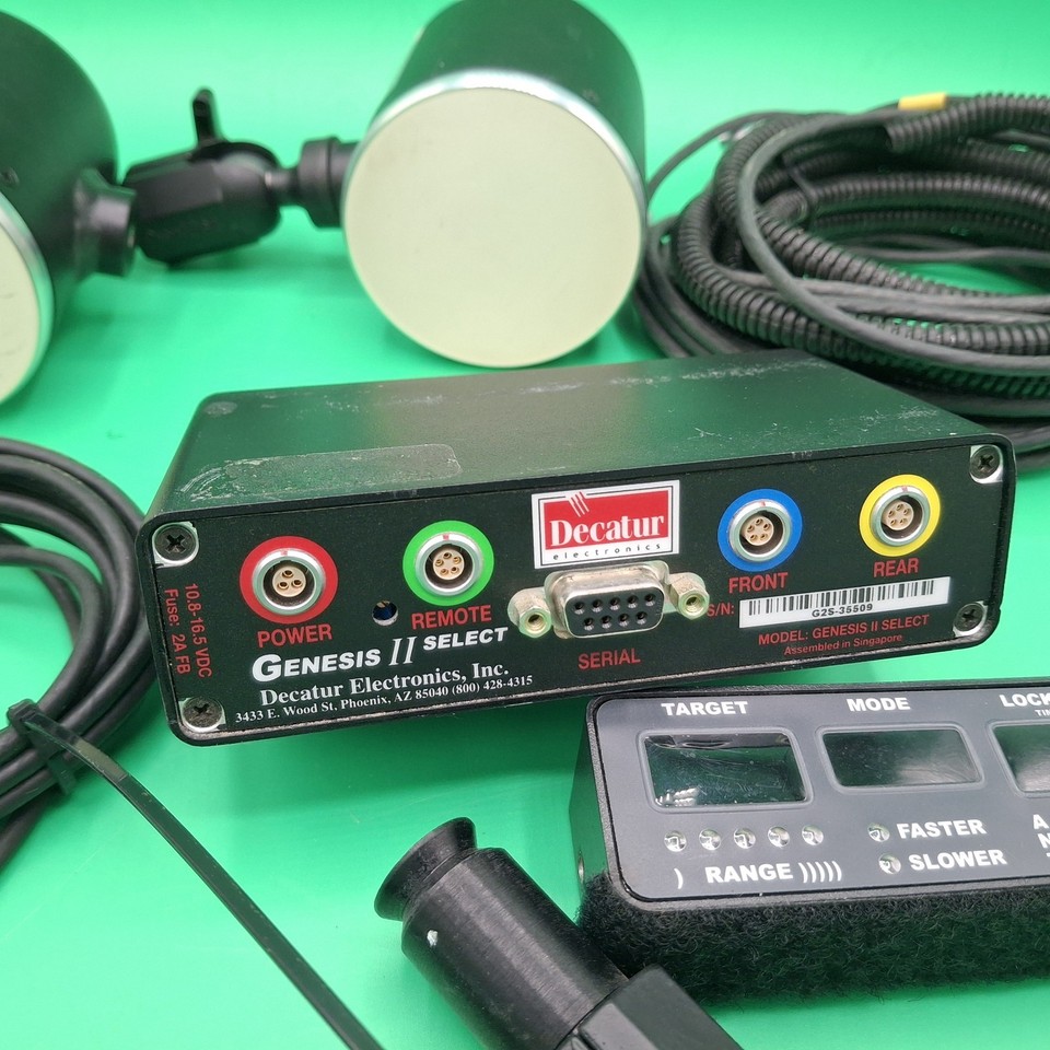 Decatur K Band Genesis II Select Directional Police Radar INCOMPLETE | eBay