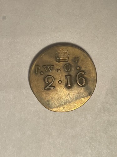 Very rare British half guinea coin weight, w2080g | eBay