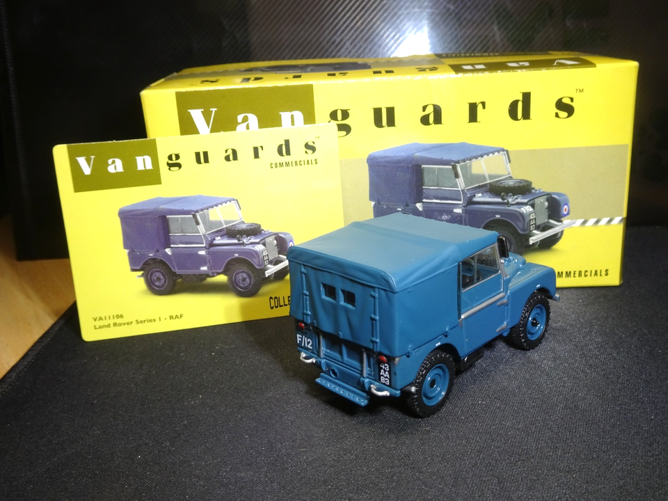 MEGA RARE 1/43 CORGI VANGUARDS LAND ROVER SERIES 1 RAF MIB | eBay UK
