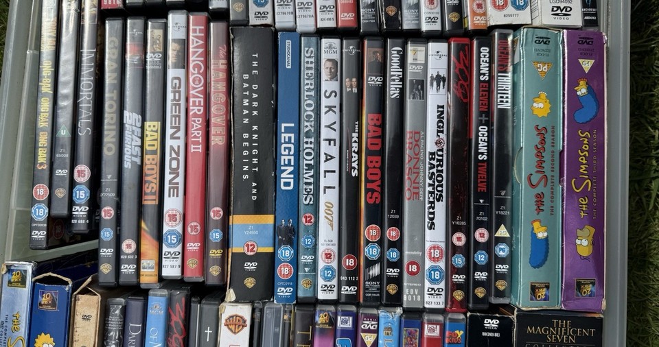 Large Job Lot of DVDs & Box Sets - Mixed Genres - Over 100 Titles ...