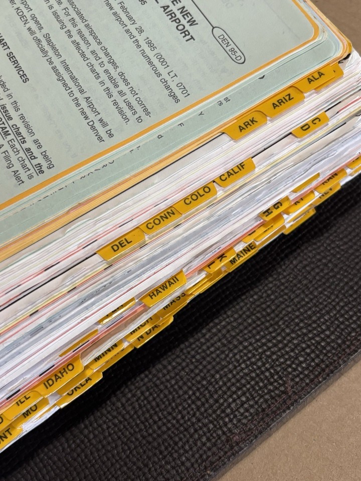 Lot of 3 Jeppesen Airway Manual Charts Maps #1 | eBay