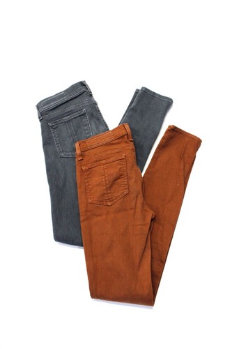 Rag & Bone Womens Mid Rise Ankle Skinny Jeans Burnt Orange Size 25 Lot ...