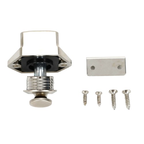 1*Push Button Catch Pop Up Lock Knob Latch Cupboard Camper RV Caravan ...