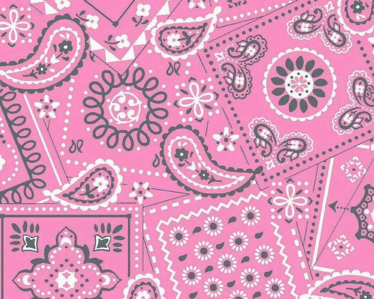 Pink Bandana Pattern