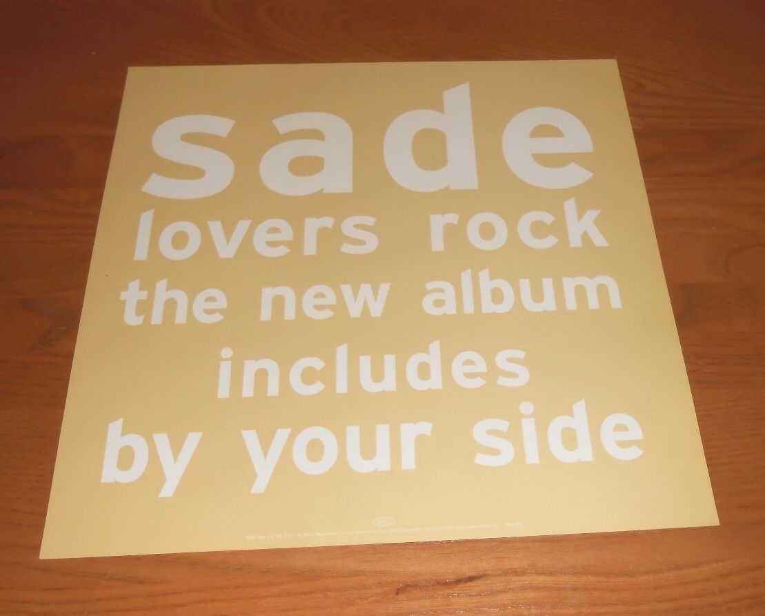 Sade Lovers Rock 2-Sided Flat Square Promo Poster 12x12 | eBay Sade Lovers Rock 2-Sided Flat Square Promo Poster 12x12 | eBay
