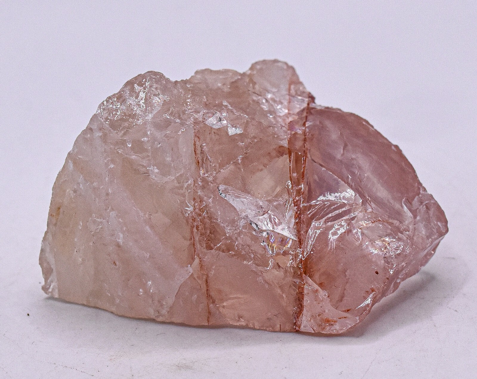 85g Red Hematoid Fire Quartz Rough Natural Gemstone Crystal Mineral ...