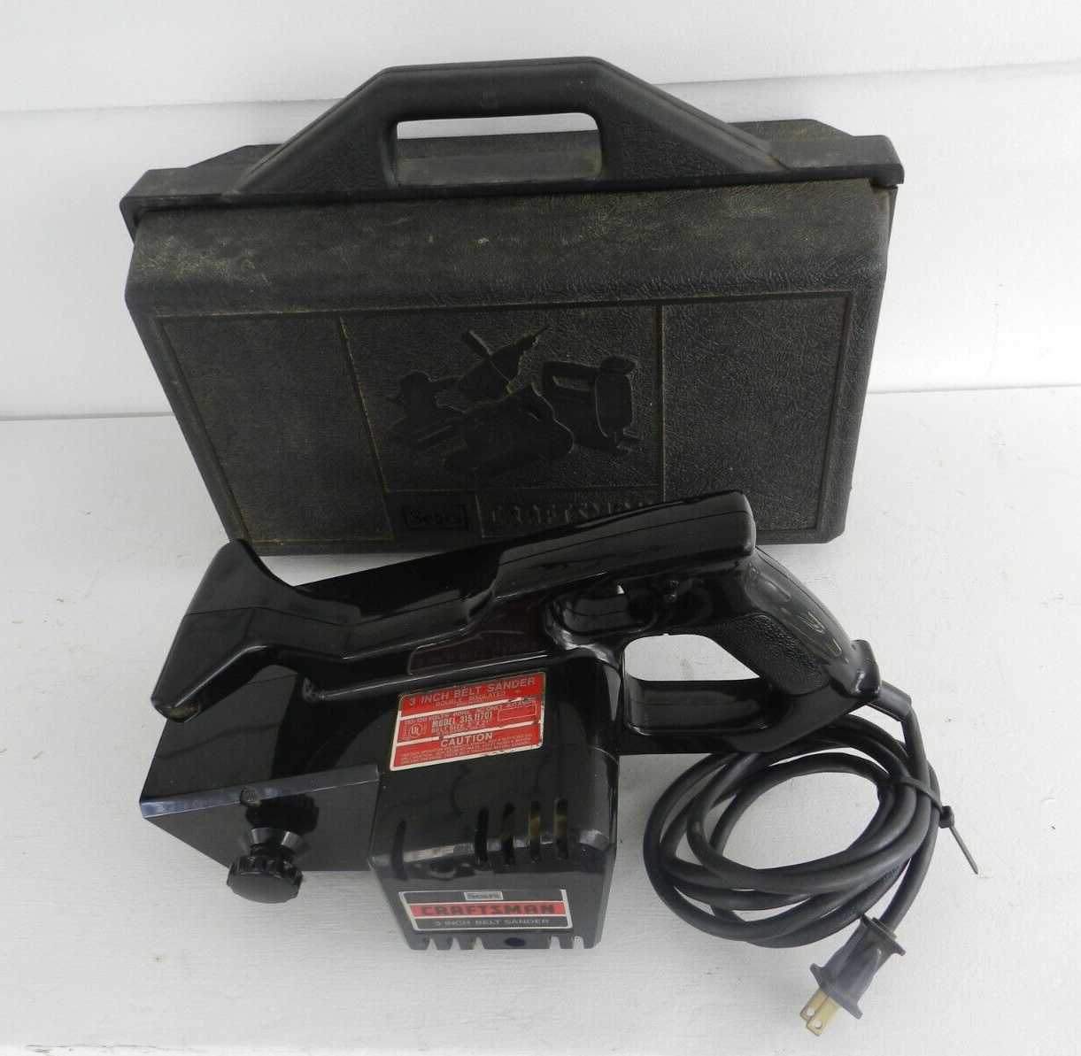 Vintage Sears Craftsman 3 x 21" - Belt Sander Model 315.11701 with Case ...