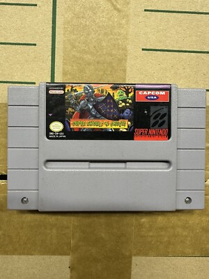 Super Ghouls 'n Ghosts (Nintendo SNES, 1991) 13388130030 | eBay