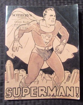 1994 SOTHEBY'S Comic Books & Art Auction Catalog #6588 FN+ Full Color ...