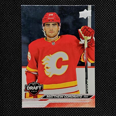 2023-24 Upper Deck Matthew Coronato RC #741 1st Round Rookies Calgary ...
