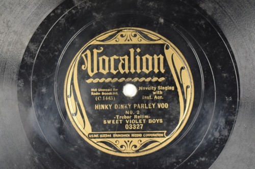 Hinky Dinky Parley Voo Hot Western Swing 78 RPM Vocalion - Sweet Violet ...