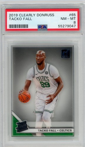 Tacko Fall 2019 Clearly Donruss rookie card PSA 8 | eBay