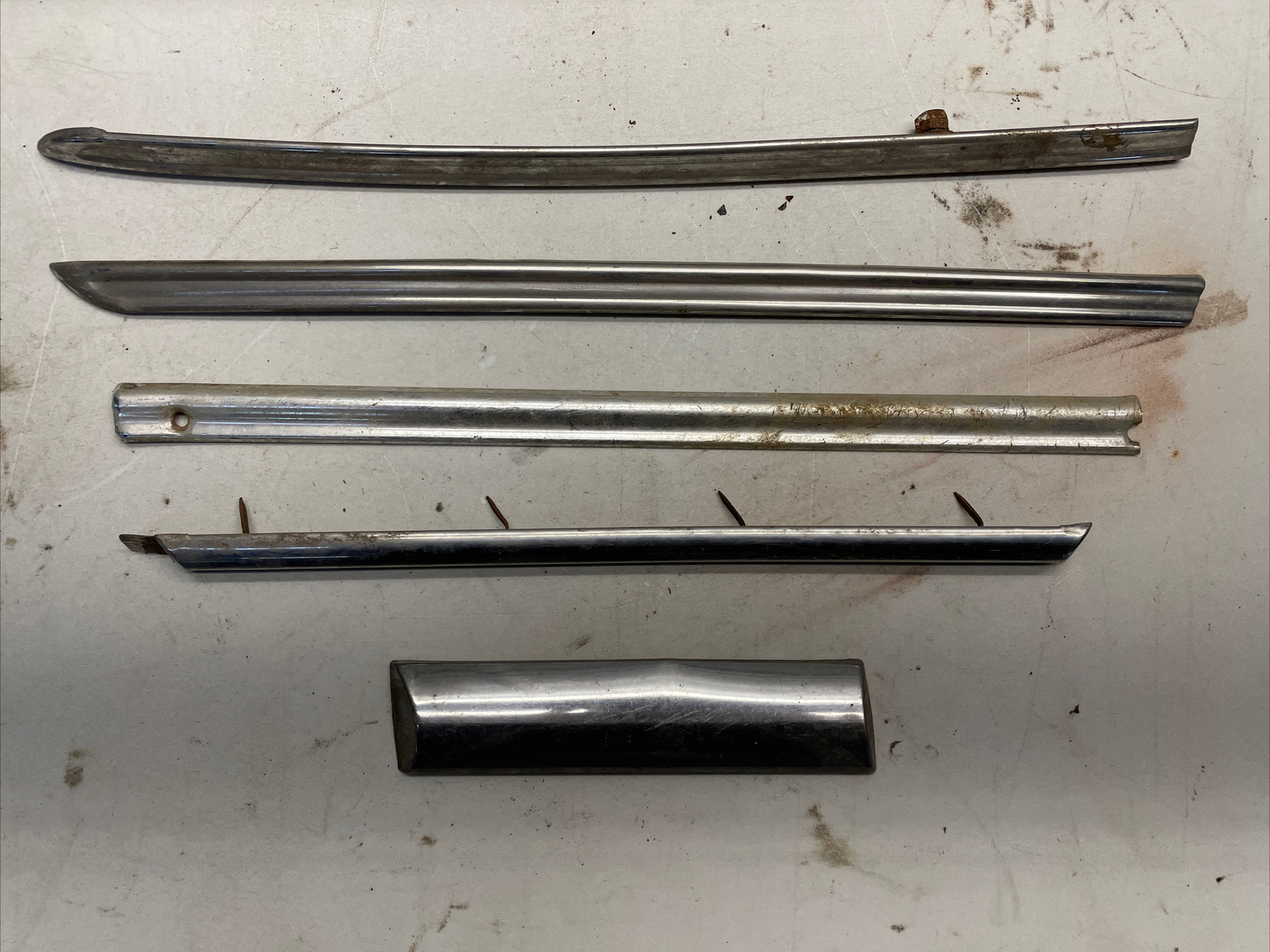 1940s 1950s 1960s Ford Mercury Car Side Trim Moulding Original Vintage ...