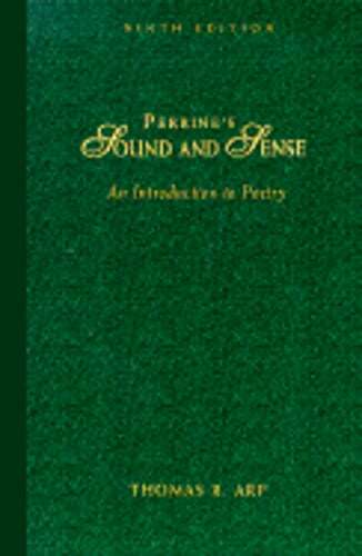 Perrine's Sound and Sense: An Introduction to Poetry by Laurence ...