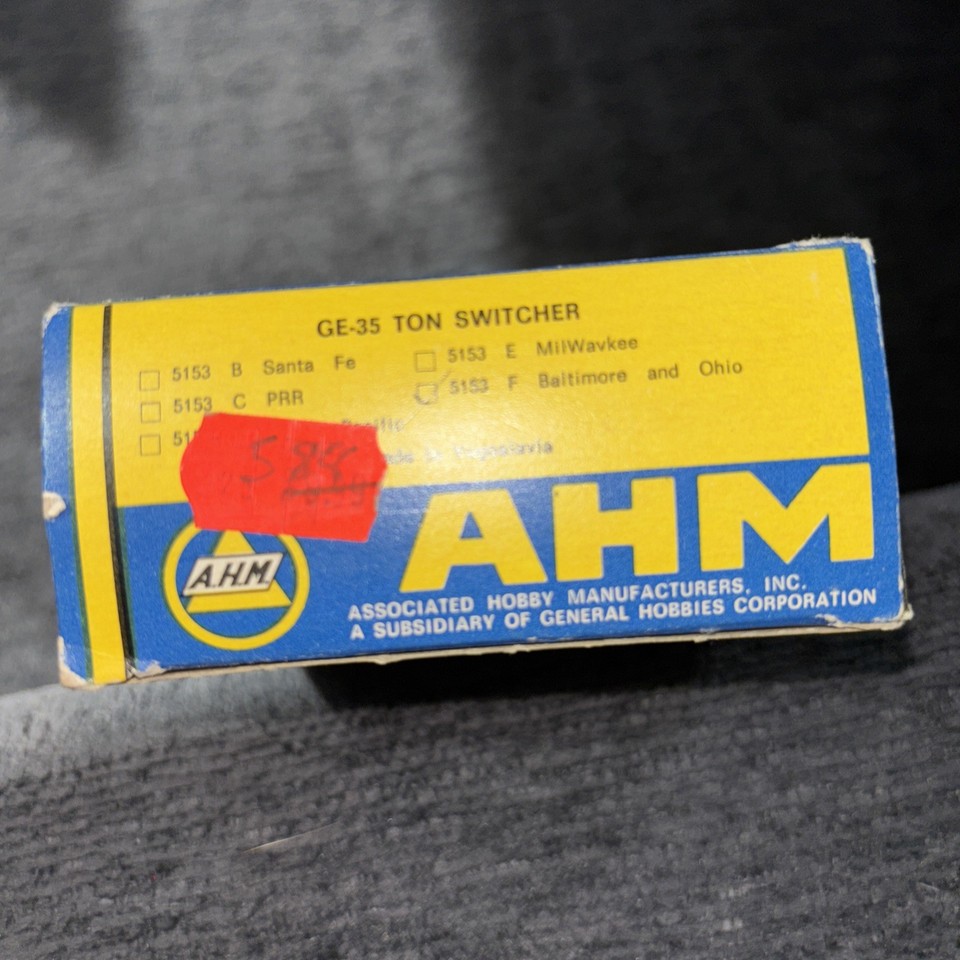 AHM 5153 HO Scale GE 35-Ton Switcher, Baltimore & Ohio #4820 | eBay