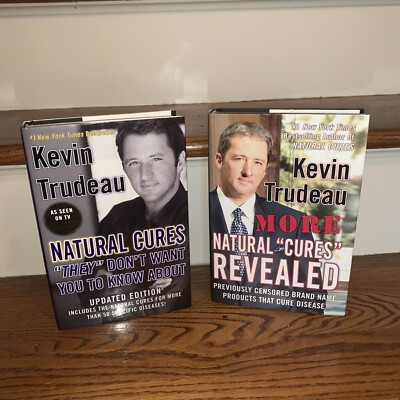 NATURAL CURES For ILLNESS And WELLNESS Kevin Trudeau 2 Book SET ...