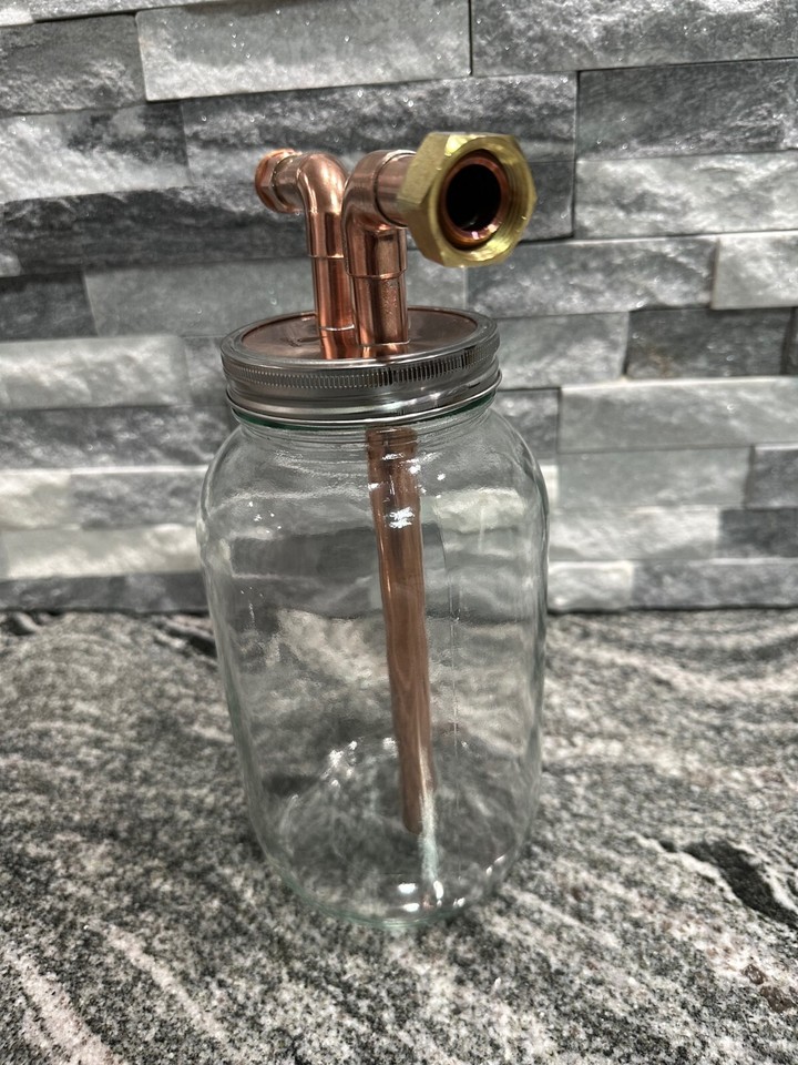 CoProof 1/2” Mason Jar Thumper Mouth With Fitting for Distill A5 | eBay