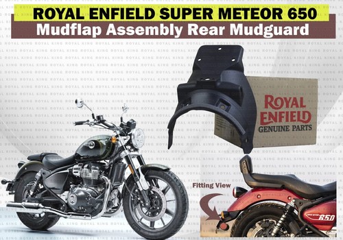 Royal Enfield Super Meteor 650 "Mudflap Assembly Rear Mudguard" | eBay