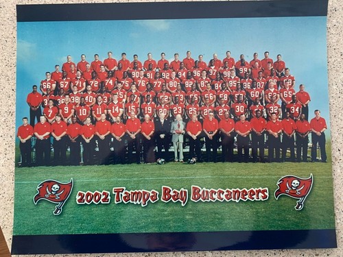 Tampa Bay Buccaneers 2002 Super Bowl XXXVII Champions 11X14 TEAM PHOTO ...