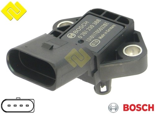 BOSCH 0261230388 INTAKE MANIFOLD PRESSURE SENSOR MAP ,for VAG 04E906051 ...