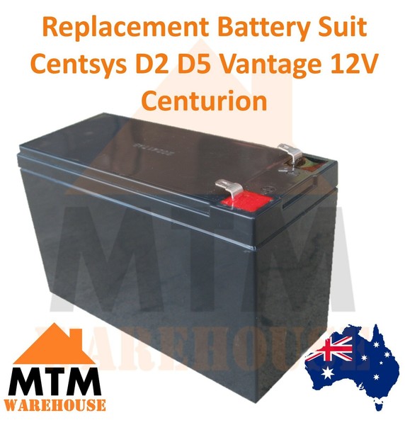 Replacement Battery Suit Centsys D2 TURBO D5 EVO Vantage 12V Centurion ...