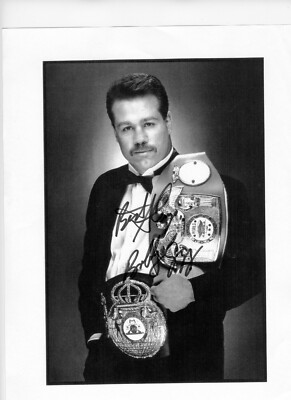 Bobby Czyz Autographed 8 X 10" Paper Photograph - Boxer | eBay