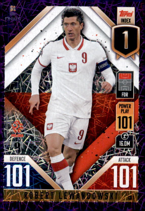 2020-21 Topps Match Attax 101 Purple #1 Robert Lewandowski Card | eBay