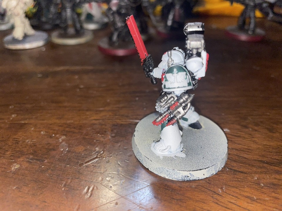 Warhammer 40k- Space Marines Dark Angels Apothecary Kitbash painted. S2 ...