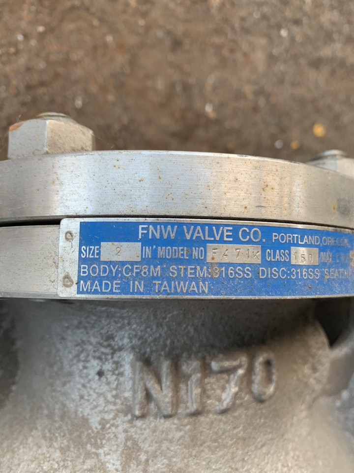 Apollo 2” Stainless Ball Valve Cf8m Swing Check Valbia Air Actuator ...