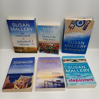 Susan Mallery Lot of 6 The Stepsisters The Friendship List Evening ...