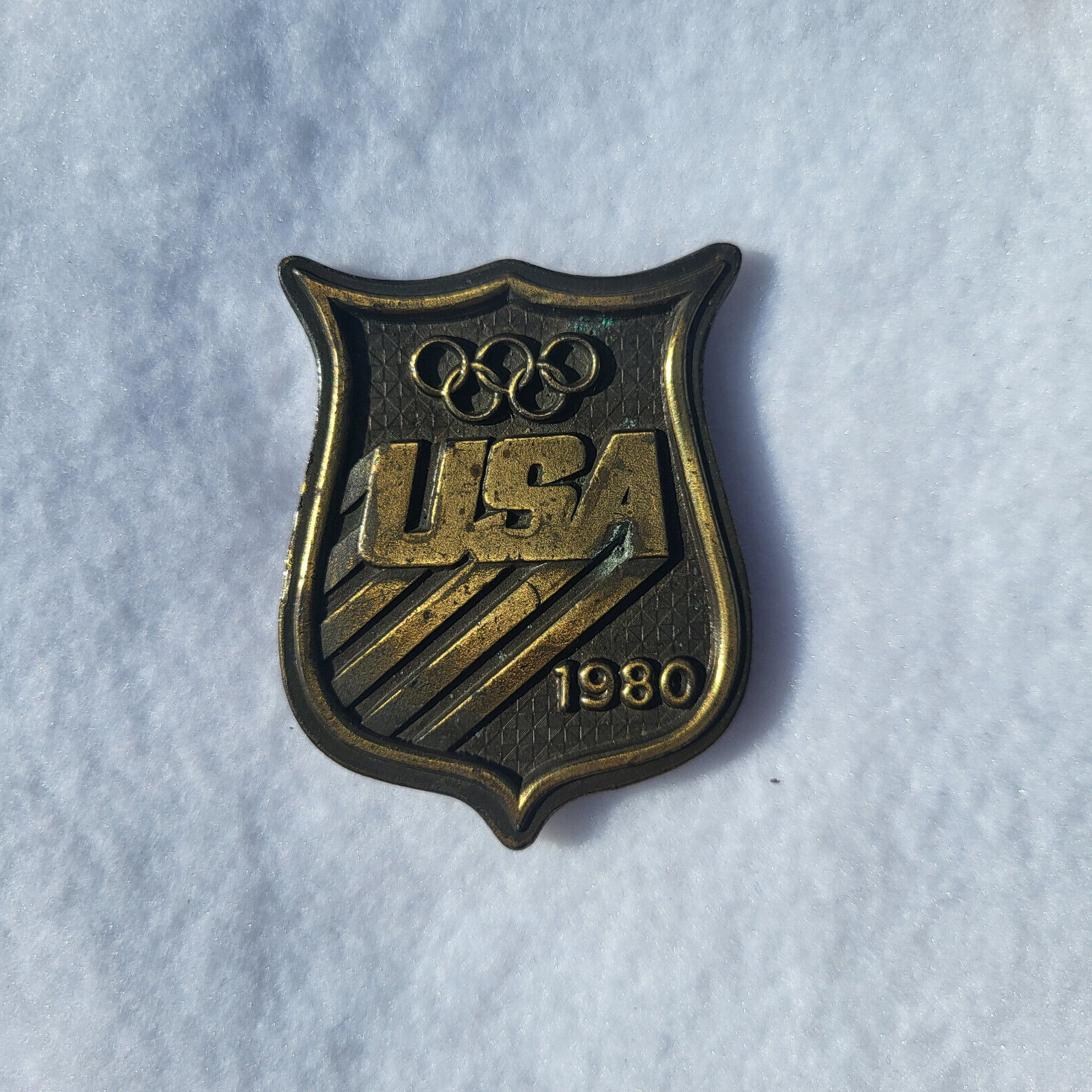 1980 USA Olympics Bergamot Brass Works Vintage Belt B… - Gem