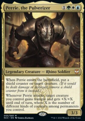 MTG Perrie, the Pulverizer (5/485) Streets of New Capenna Commander NM ...