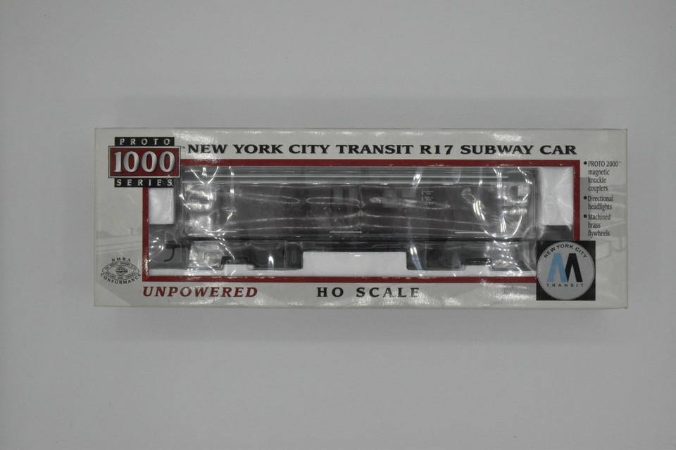 New York City Transit R17 #6806 HO Subway Car Red Bird Unpowered NYC ...