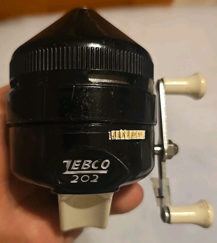 Vintage ZEE BEE Zebco 202 Spinning Reel with Box Manual Insert Made In ...