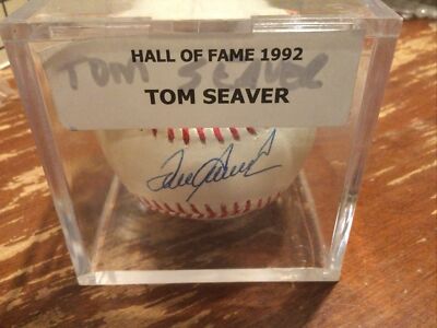 Tom Seaver autographed baseball HOF ‘92 | eBay