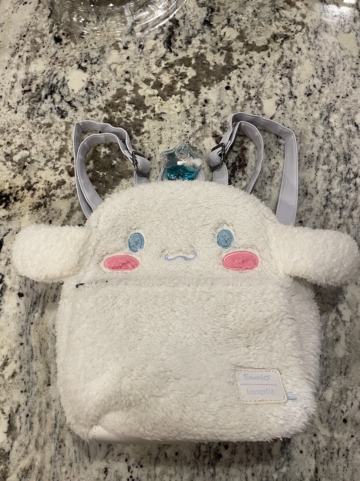 Loungefly Fluffy Cinnamoroll Backpack With Keychain - Gem