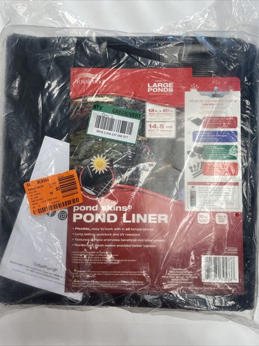 TotalPond Pond Skins Pond Liner (20ft x 13 ft) 14.5 Mil For Large Ponds NEW | eBay