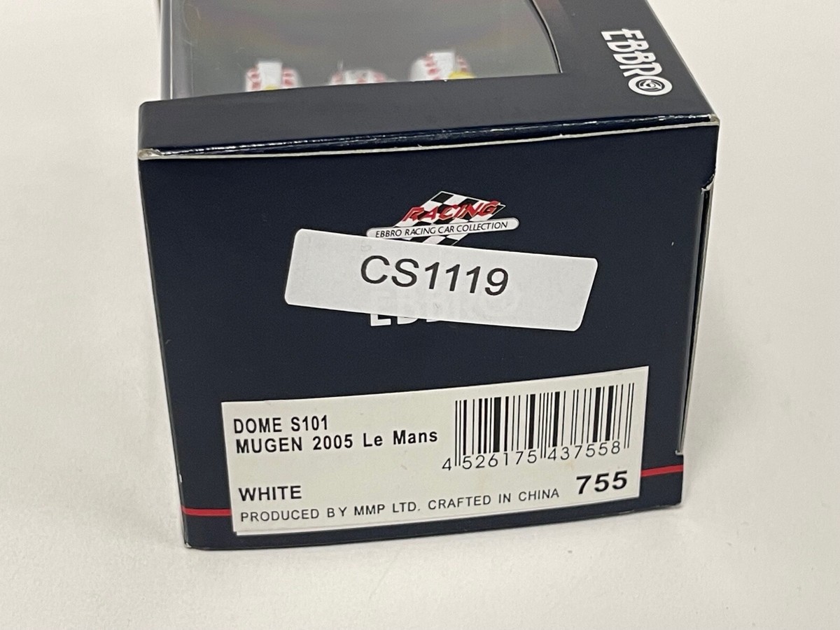 1/43 Ebbro Mugen Dome S101 from 2005 Le Mans Car #5 #755 1/43 Ebbro Mugen Dome S101 from 2005 Le Mans Car #5 #755