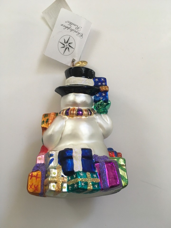 Christopher Radko Christmas Ornament Vtg 2001 GREAT GIFTS GALORE! w ...