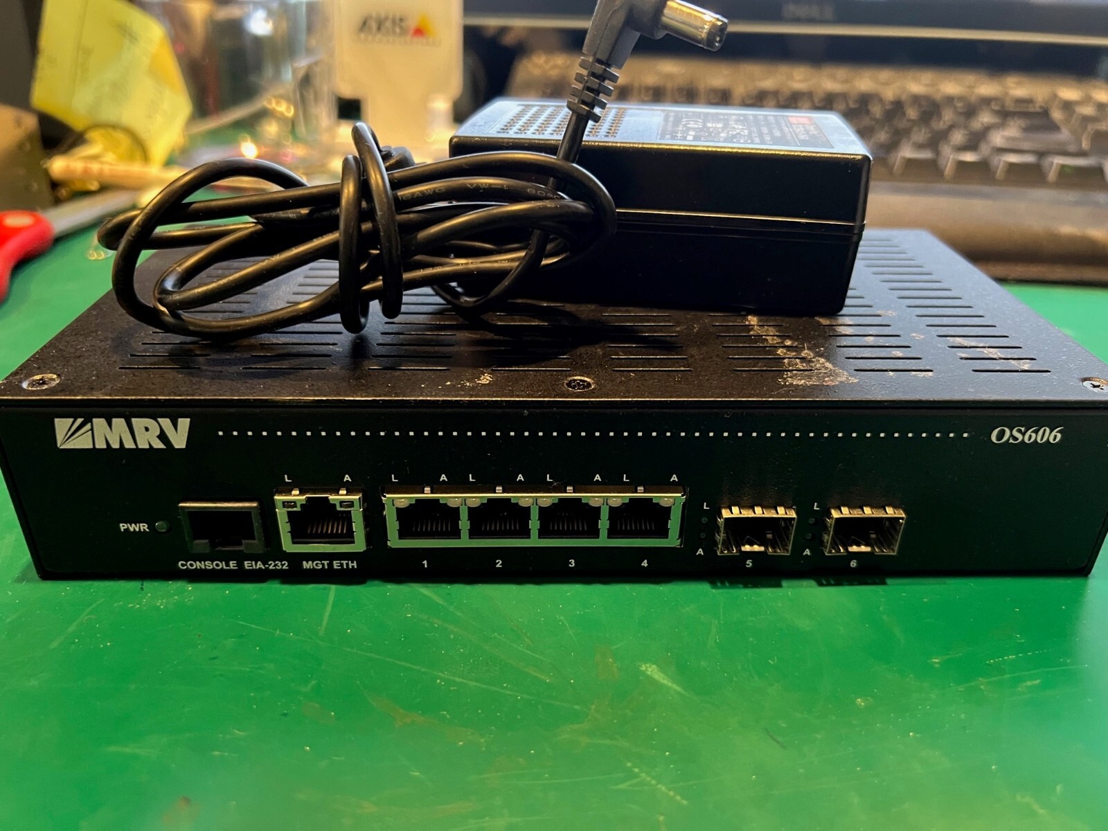 MRV OS606-LT OS606-B ENTRY LEVEL NID 4X RJ45 10/100/1000BASET 2X100FX ...