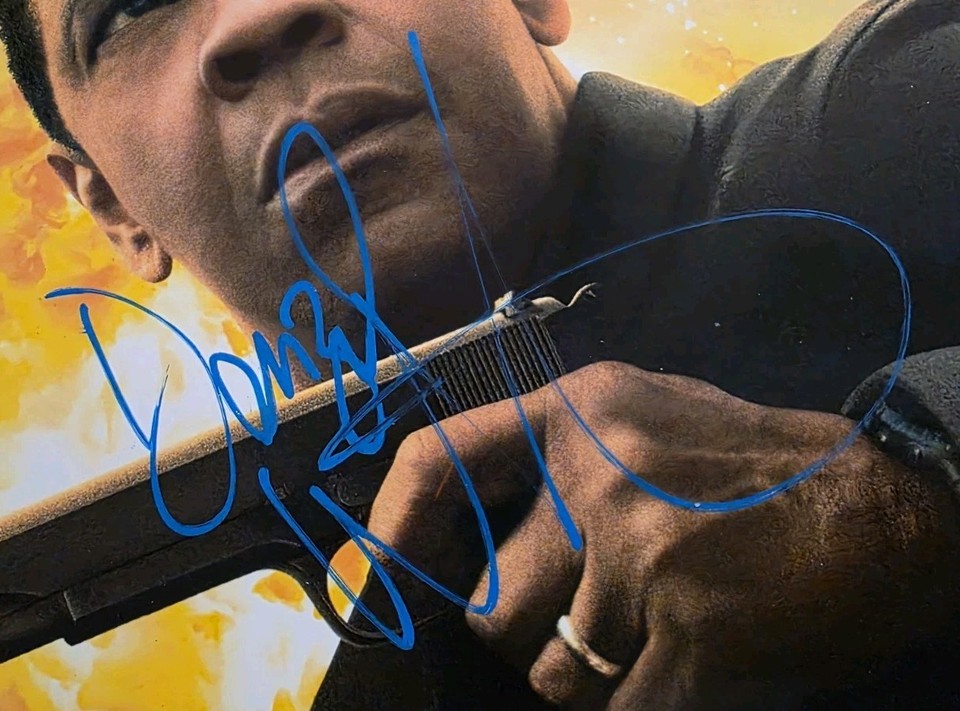 DENZEL WASHINGTON THE ENFORCER SIGNED AUTOGRAPHED 8X10 PHOTO WITH ACOA ...