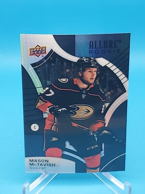 Mason McTavish 2021-22 UD Allure #108 Black Rainbow Rookie - Ducks ...