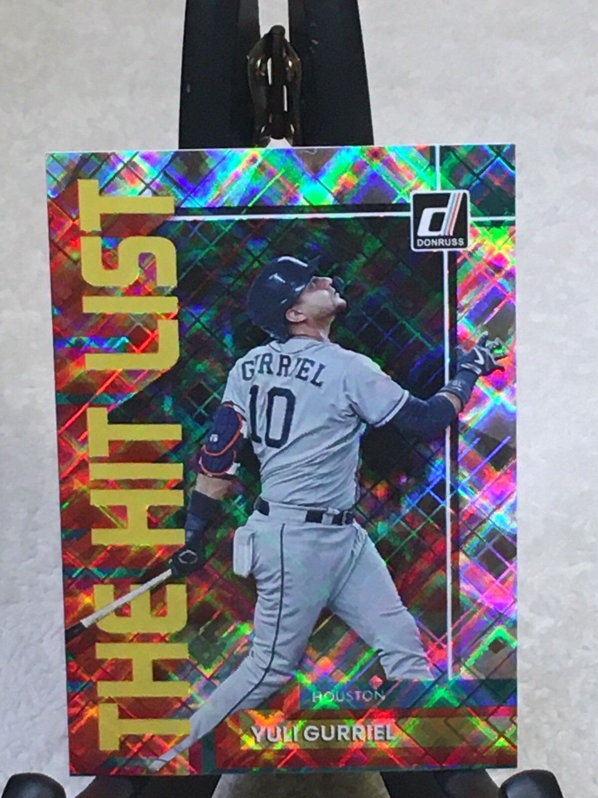 2022 Donruss Panini Baseball Card Yuli Gurriel The Hit List Insert ...